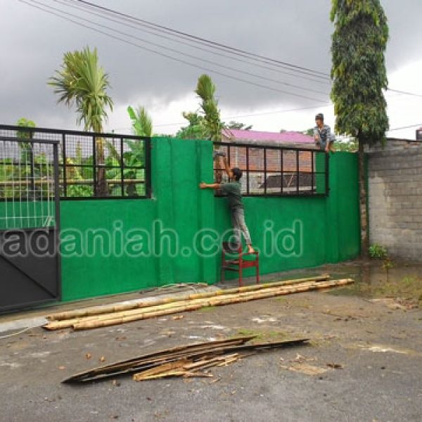 Pemasangan Pintu Pagar BRC Gamping Sleman - Madaniah™