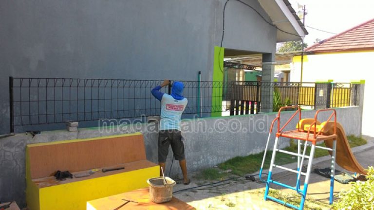 Pemasangan Pintu Pagar BRC Potorono Banguntapan Bantul